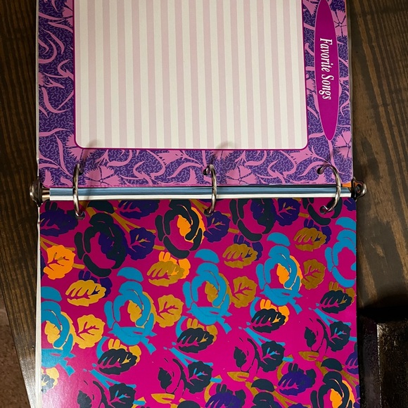 Mead | Office | Vintage 99s Mead Filled Binder With Pastel Blue Paper ...